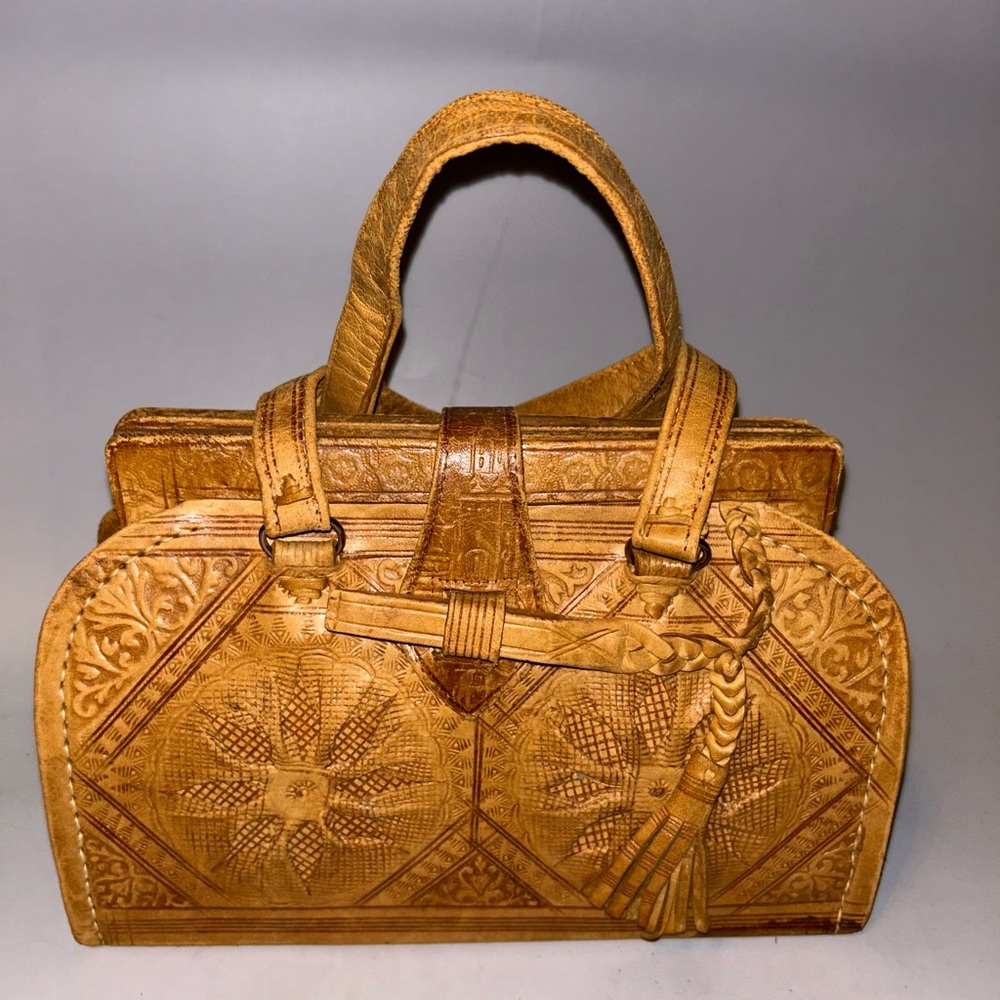 Authentic Cleobella Arya Lamb Skin Handbag - Gem
